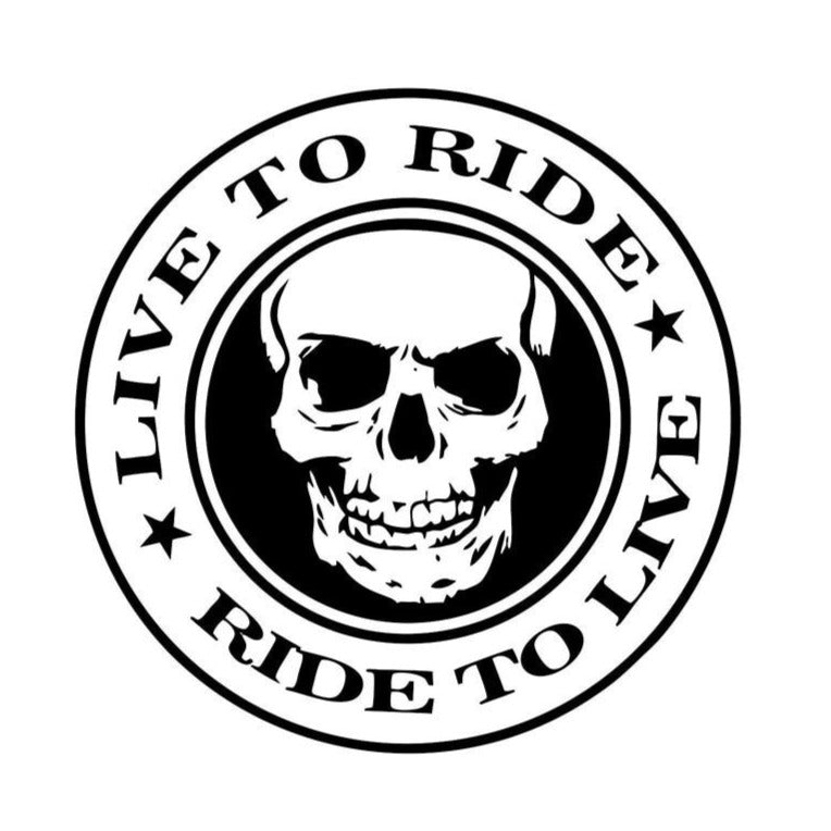 Sticker "Live to ride" | Motard Passion